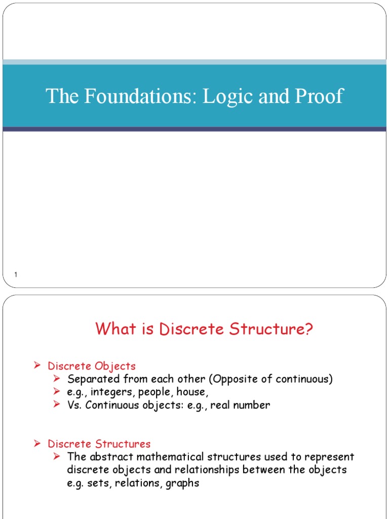 1 Logic Theory Part1 | PDF | Proposition | Logic
