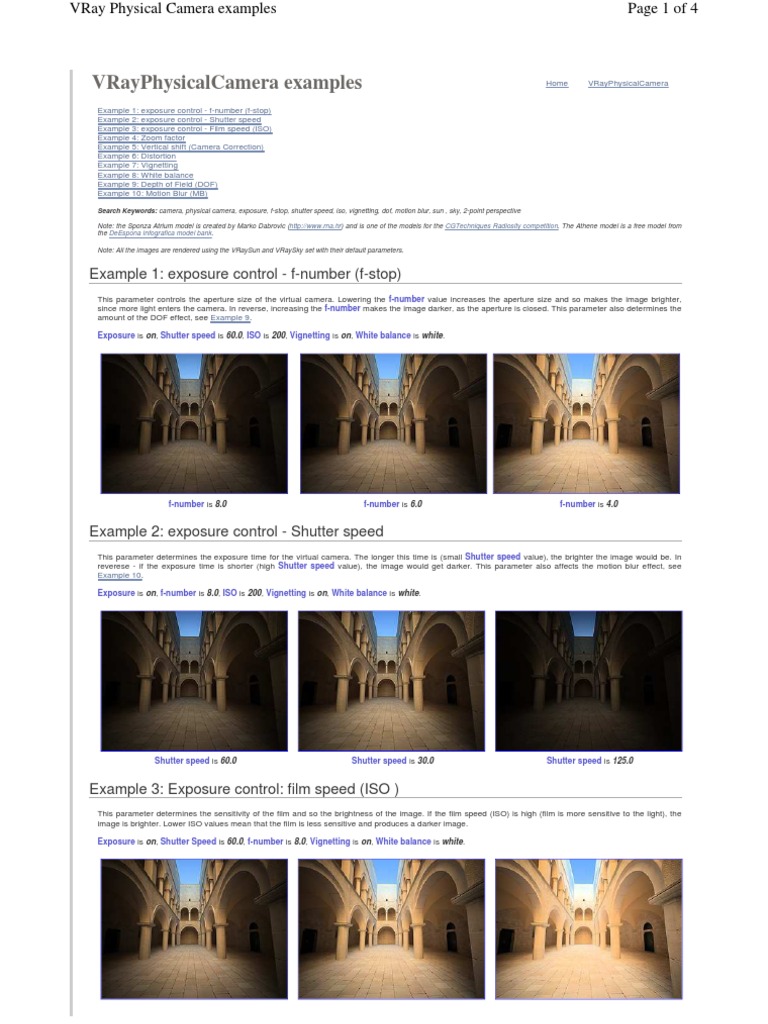 Camara Vray | PDF | Shutter Speed | Film Speed