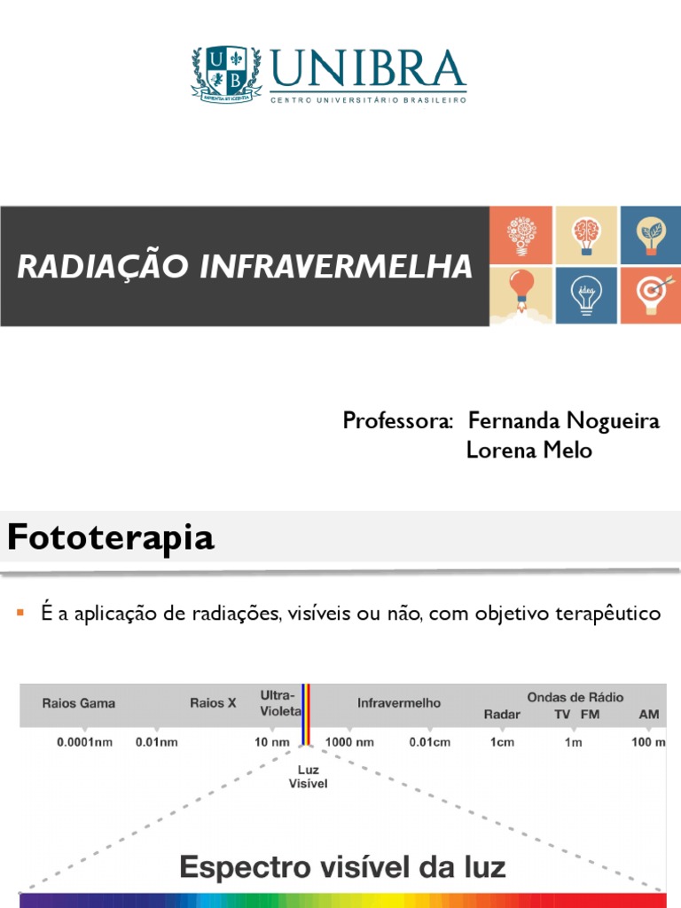 Aula 15 e 16 - Infravermelho e UV Ok | PDF | Ultravioleta | Infravermelho