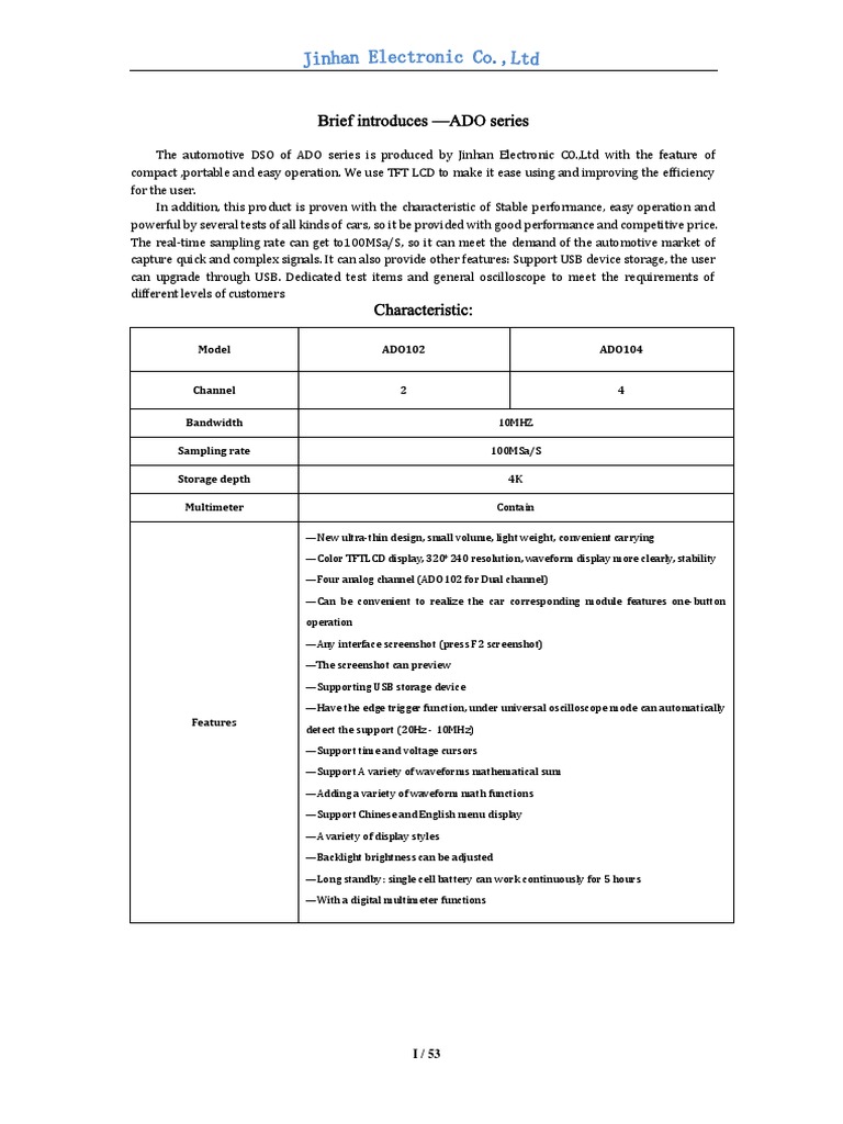 ADO Instruction | PDF | Ignition System | Distributor