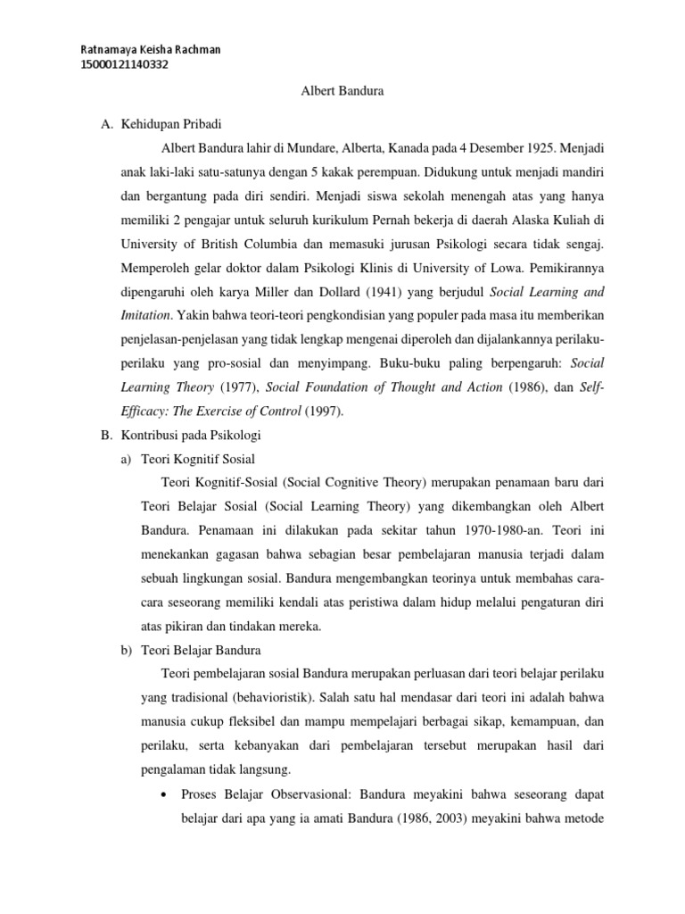 Albert Bandura | PDF