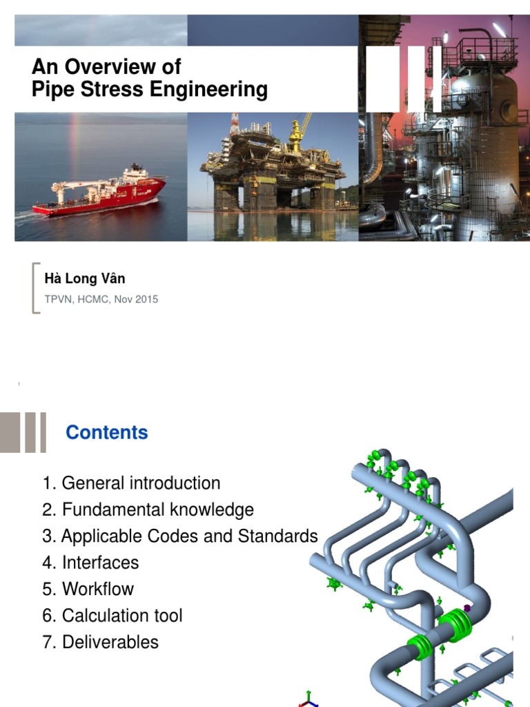 An Overview of Pipe Stress Engineering (Sample) | PDF | Deformation ...
