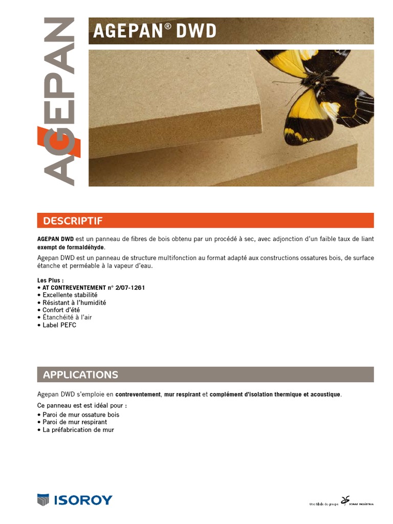 Agepan DWD | PDF | Matériaux | Chimie