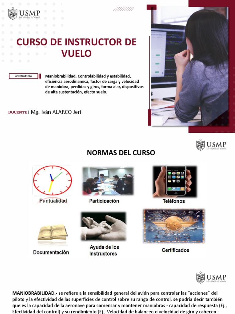 Curso de Instructor de Vuelo: Maniobrabilidad y Estabilidad | PDF ...