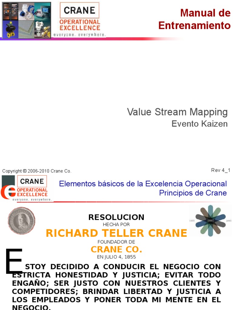 Value Stream Mapping Module (Rev 4 - 1) Español | PDF | Inventario ...
