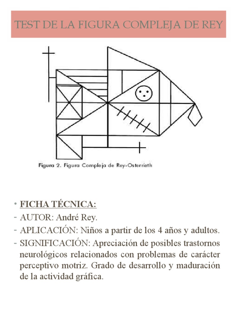Test de Figura Compleja de Rey: Guía y Evaluación | PDF | Memoria ...