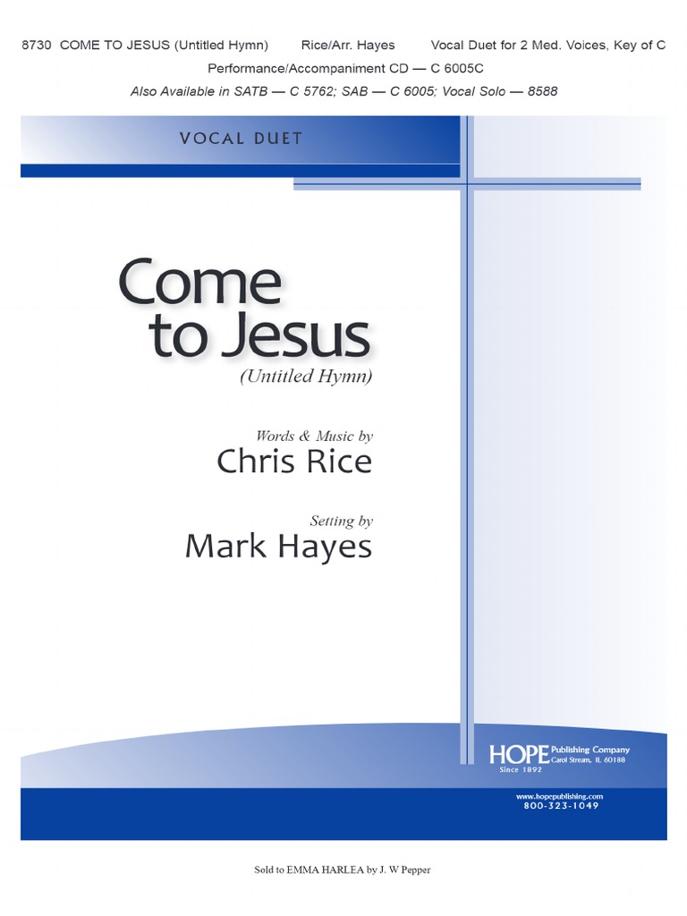 Come To Jesus | PDF