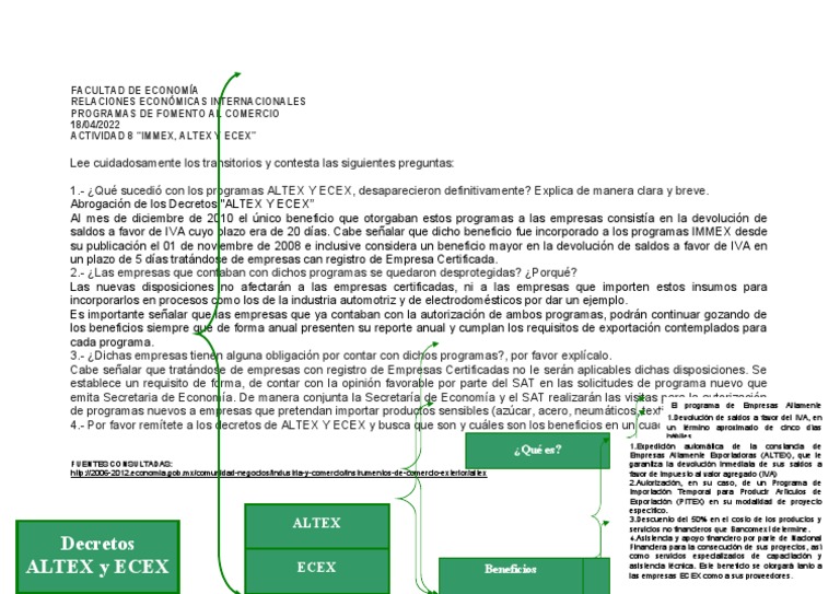 Altex Ecex | PDF | aduana | Economias