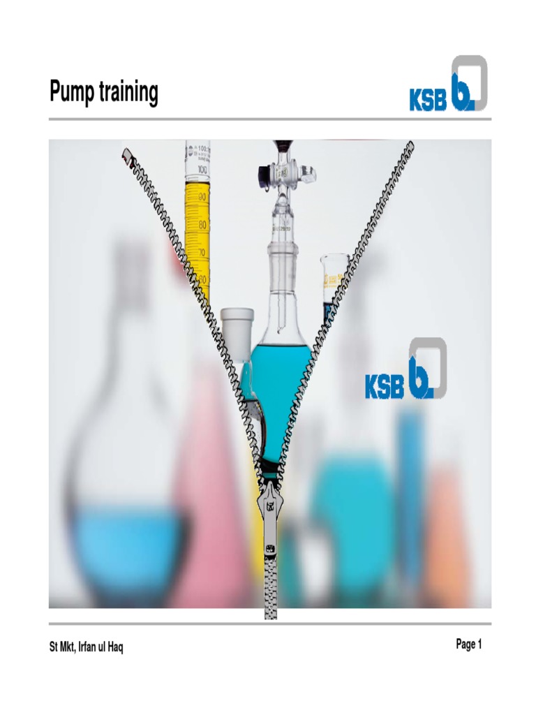 KSB Pump Training Manual | PDF | Pump | Classical Mechanics