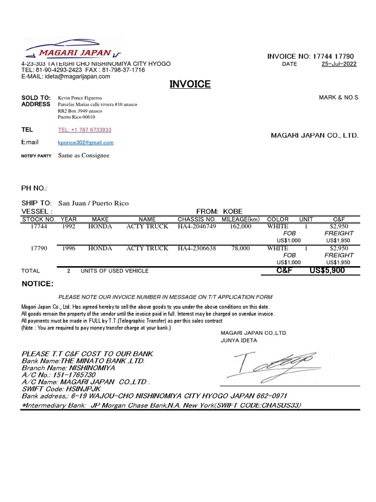 Invoice | PDF | Financial Services | Service Industries