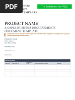 FSD Template 1 | PDF | Specification (Technical Standard) | Usability