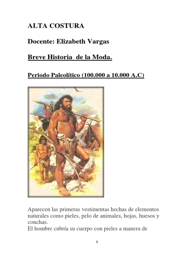 Breve Historia de La Moda | PDF | Ropa | Moda