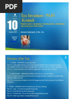 Intruksi Test Kreplin | PDF | Metode & Bahan Ajar