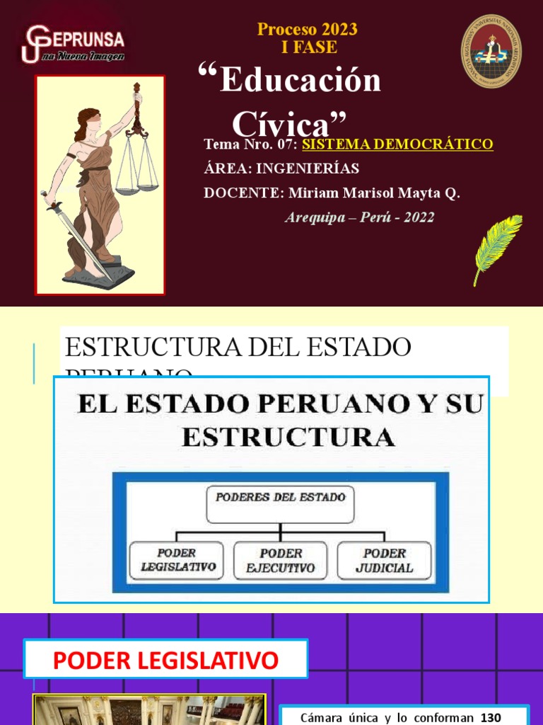 7.estructura Del Estado - Actualizado | PDF | Ministerio (Departamento ...