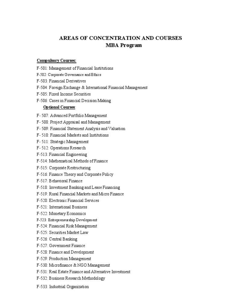MBA Finance Course Overview | PDF | Exchange Rate | Capital Budgeting