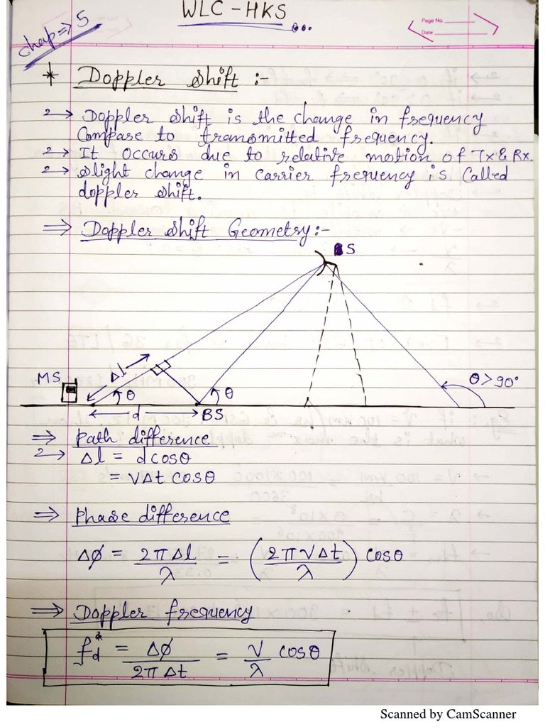 Wireless Communication Notes | PDF
