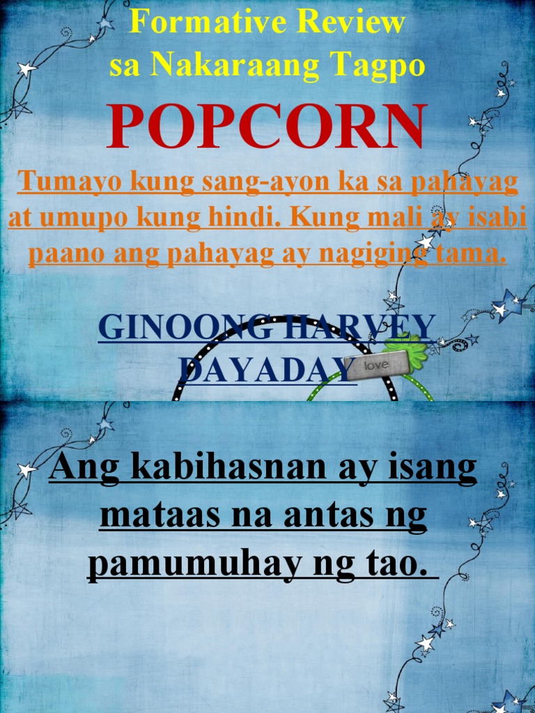 Dayaday (2018) PPT ON KABIHASNAN | PDF