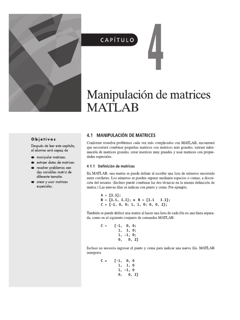 CAP 4 MATLAB (2) | PDF