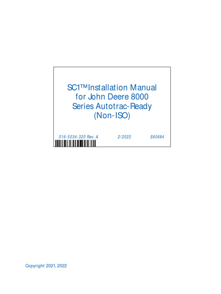 016-5034-320-A - SC1 Installation Manual For John Deere 8000 Series ...