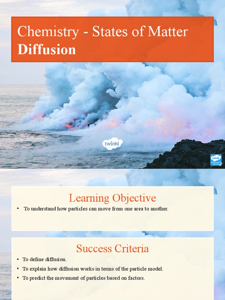 States of Matter Diffusion | PDF | Diffusion | Gases
