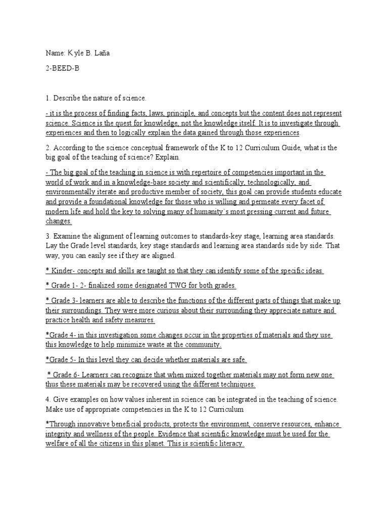 Module 3 Assessment Task- | PDF | Learning | Science