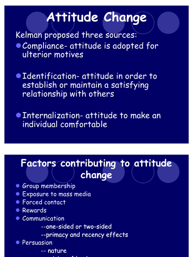 Attitude Change | PDF | Attitude (Psychology) | Neuropsychology