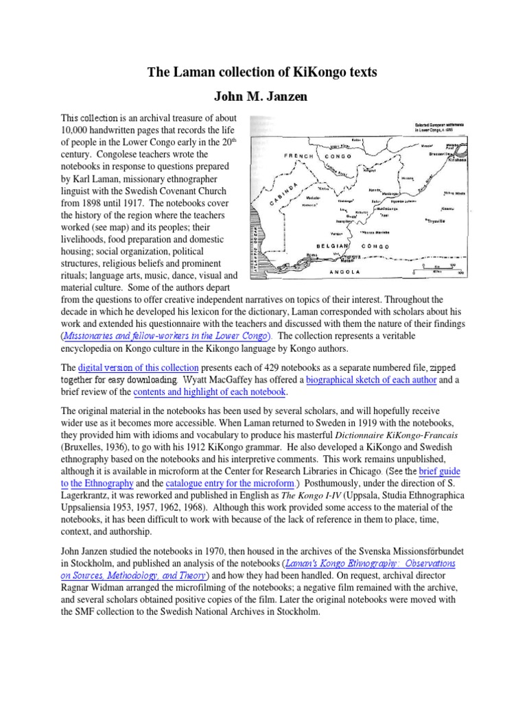 Kongo Culture in KiKongo Texts | PDF