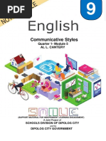 English 9 Quarter 1 Module 1 PDF | PDF