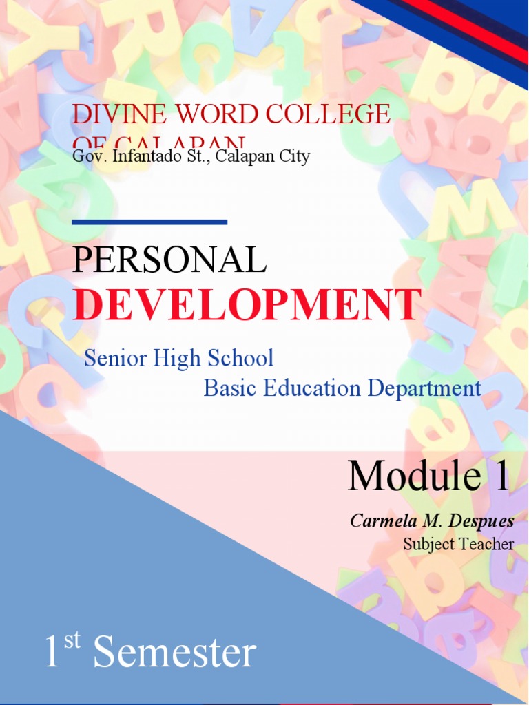 Perdev Module 1 | PDF | Thought | Self Perdev Module 1 | PDF | Thought | Self