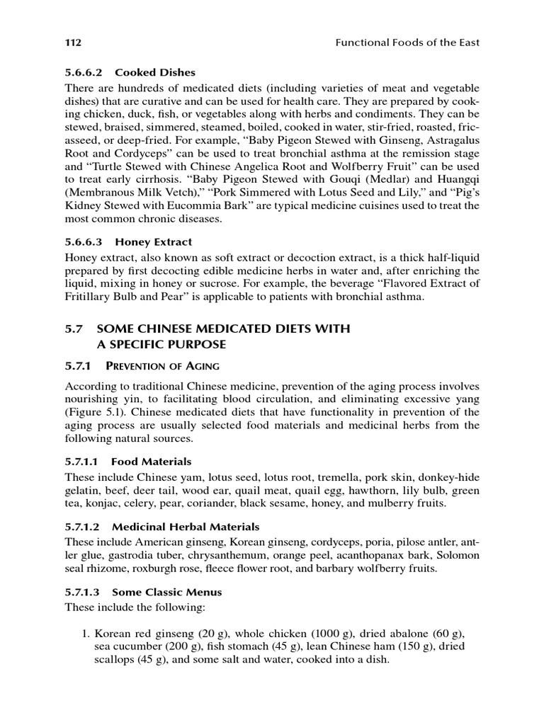 Chinese Medicated Diet | PDF | Foods | Korean Cuisine