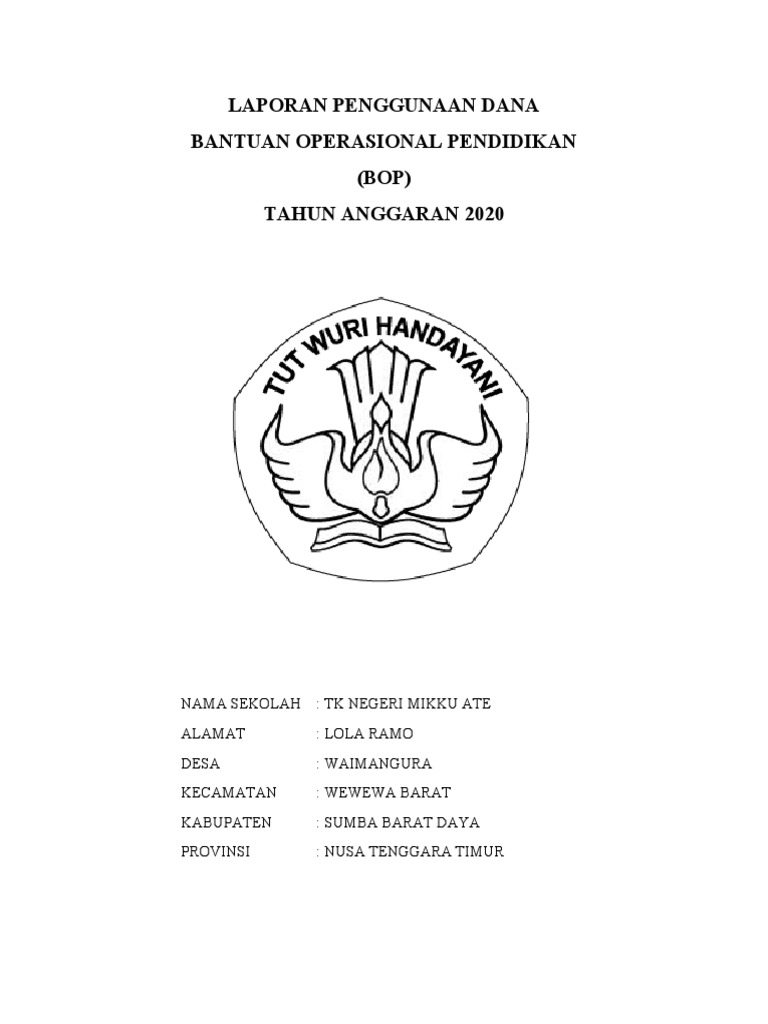 Cover Laporan Bop | PDF