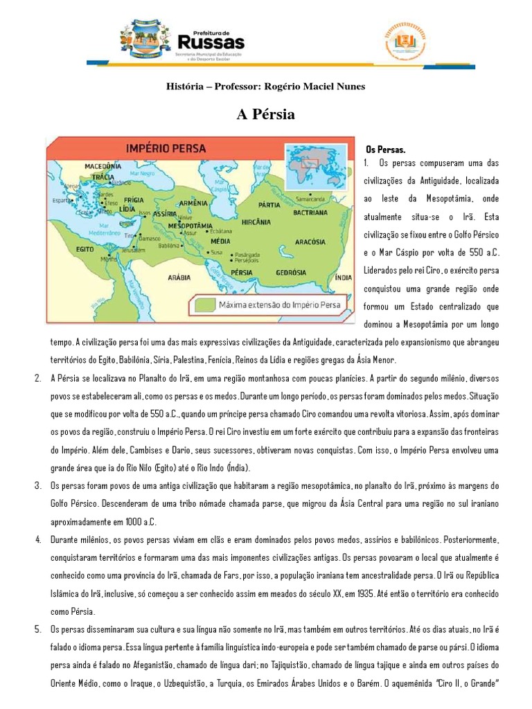 6º Ano - Povos Da Antiguidade | PDF