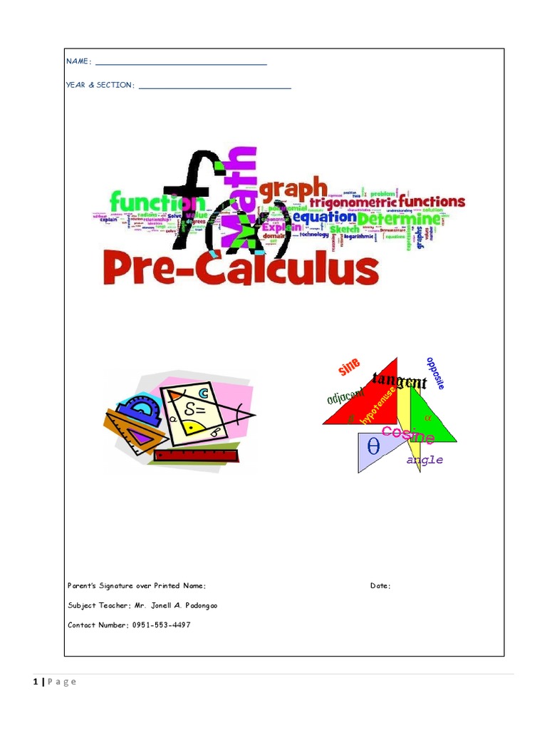 Q2 Week 1 Pre-Calculus | PDF | Angle | Mathematics