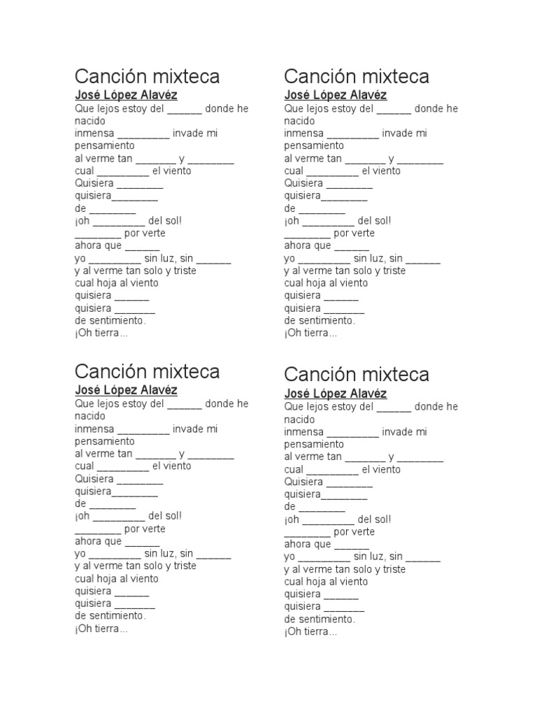 La Canción mixteca: Un himno de nostalgia y orgullo por la tierra natal ...