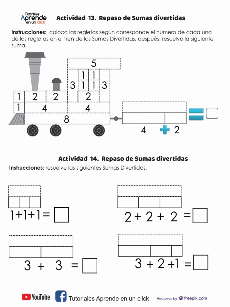 Sumas Con Regletas 2 | PDF