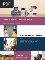 DLP Functions of Communication | PDF | Communication | Motivational