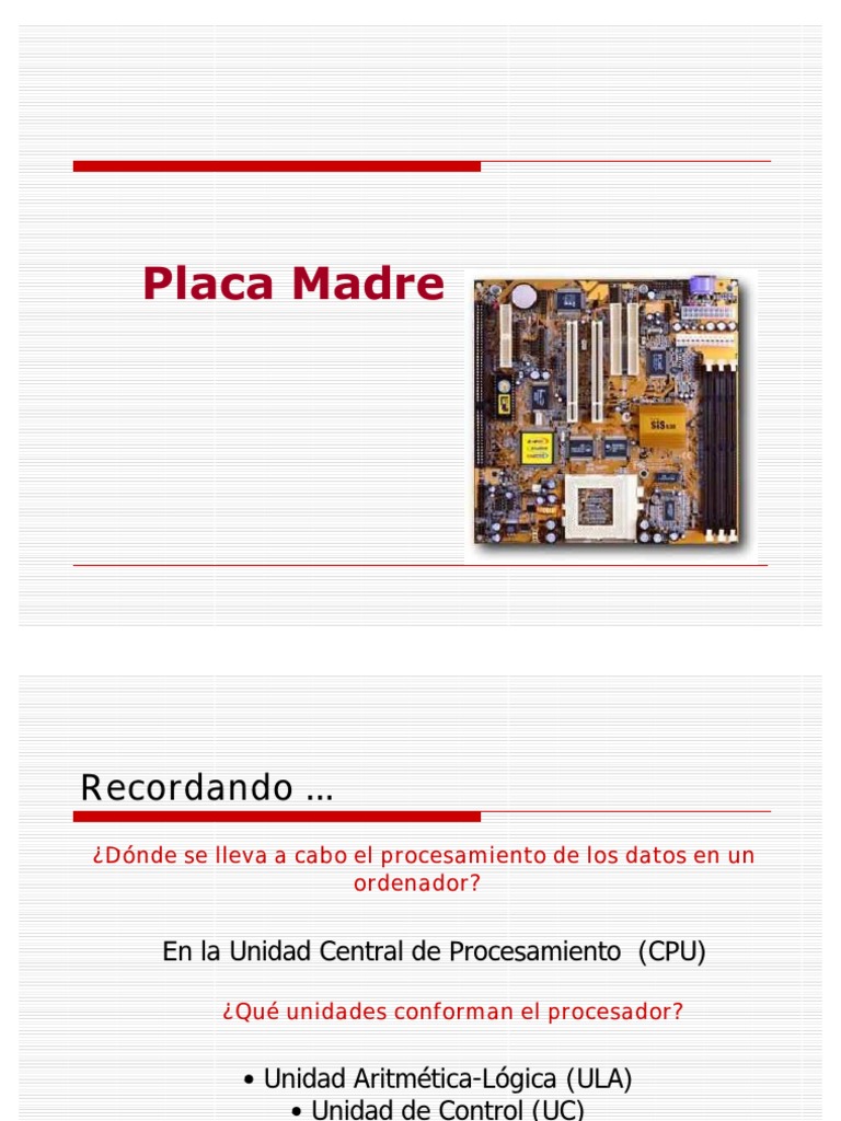 Placa Madre | PDF