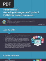 Panduan LMS Akun Dosen | PDF