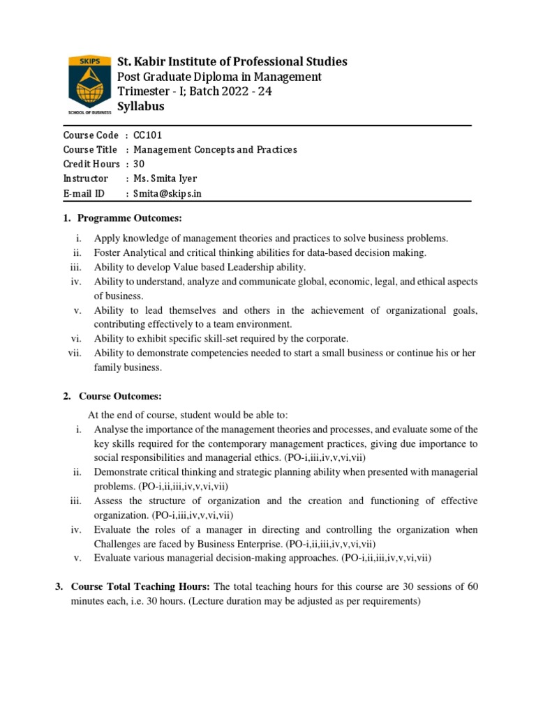 CC101 | PDF | Organizational Structure | Strategic Management
