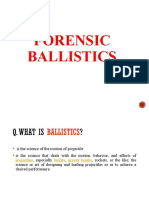 Forensic Ballistic Notes | PDF | Firearms | Cartridge (Firearms)