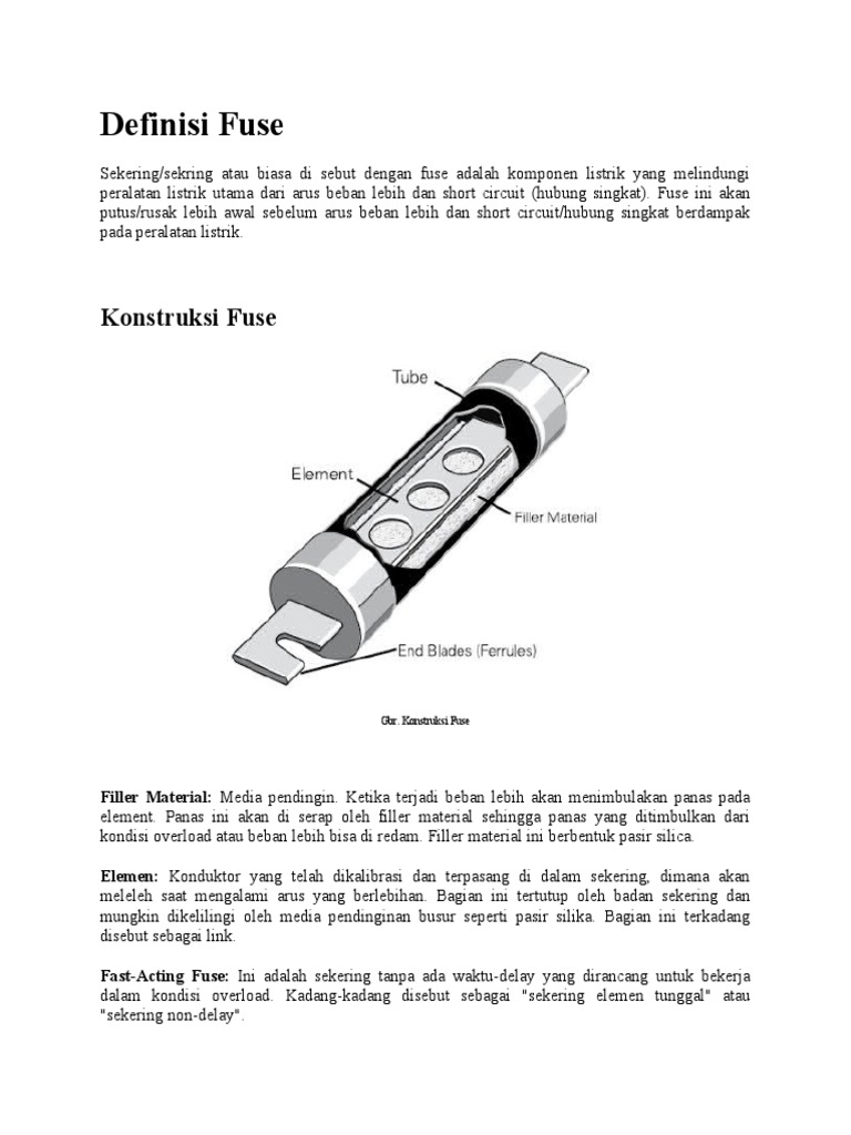 Definisi Fuse | PDF