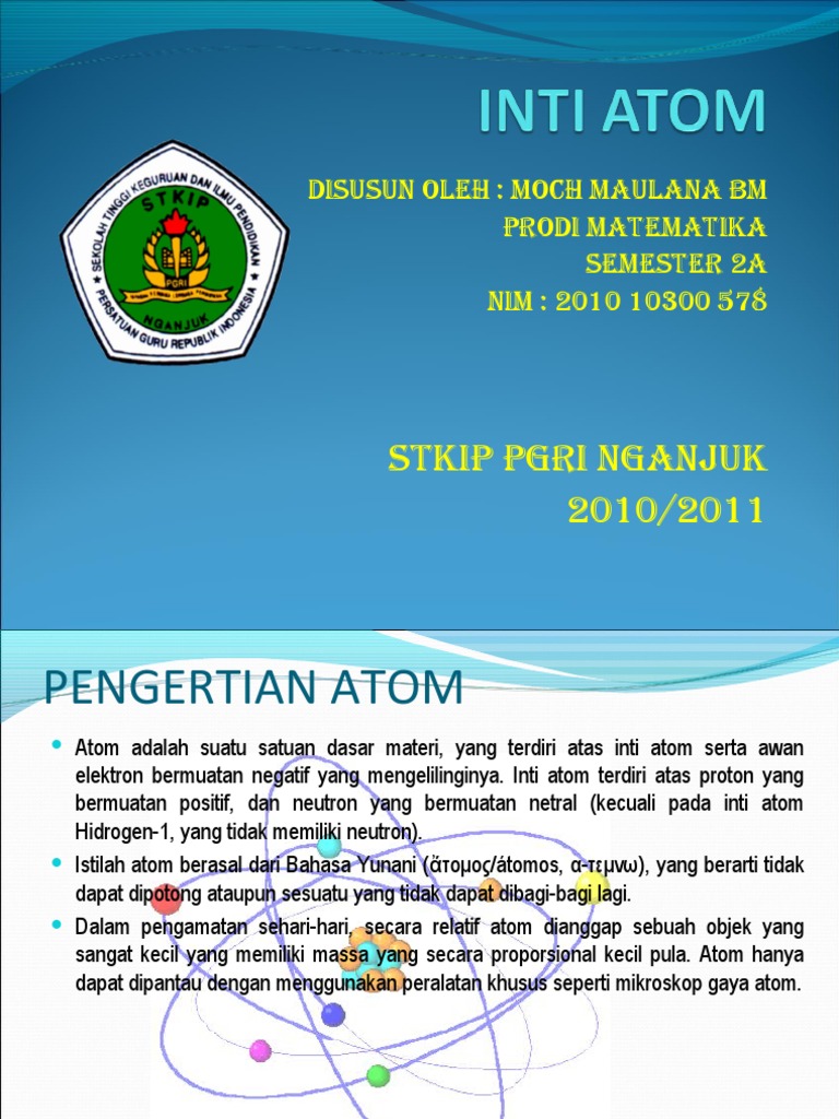 Inti Atom | PDF
