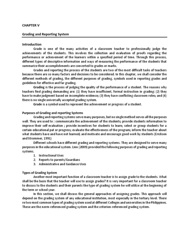 Chapter 5 | PDF | Educational Assessment | Teachers