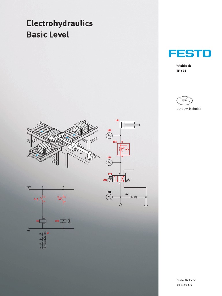 Workbook Electrohydraulics Basic Level en | PDF | Electrical Connector | Automation