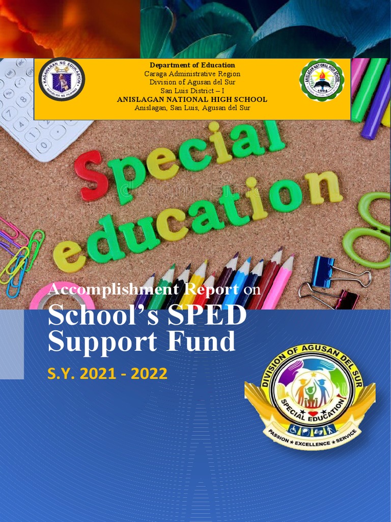 SPED Support Fund Accomplishments 2021-2022 | PDF | Curriculum ...