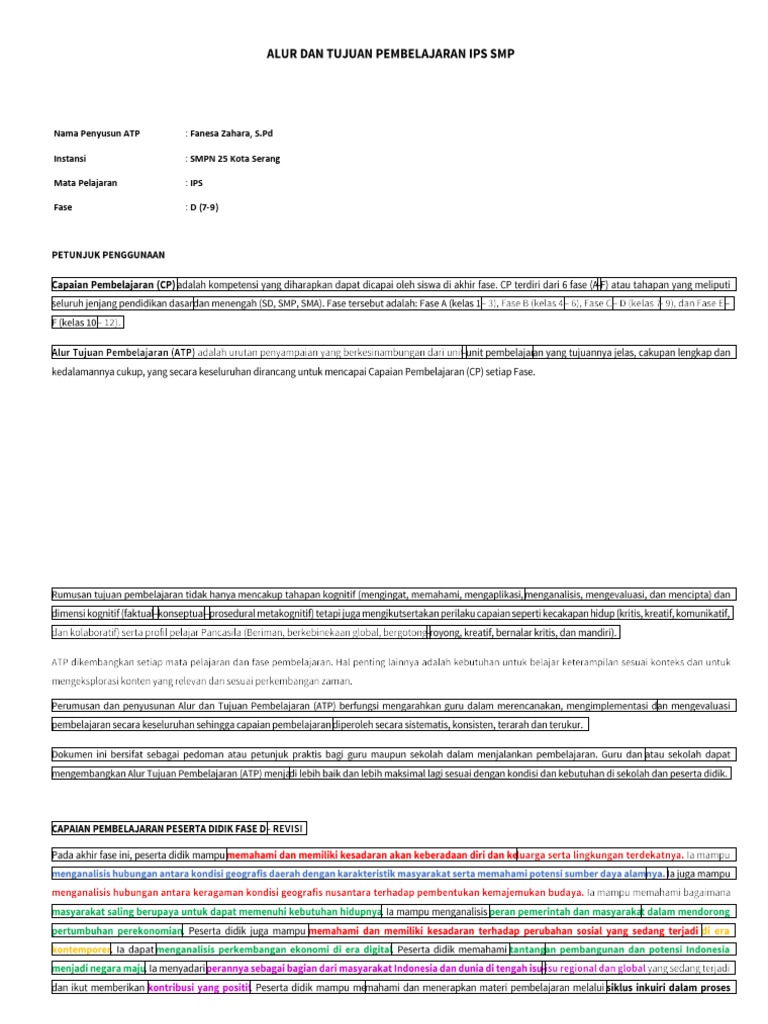Final ATP - IPS - Candida Ayu Sapta Wulan - SMP - D | PDF | Foreign Language Studies