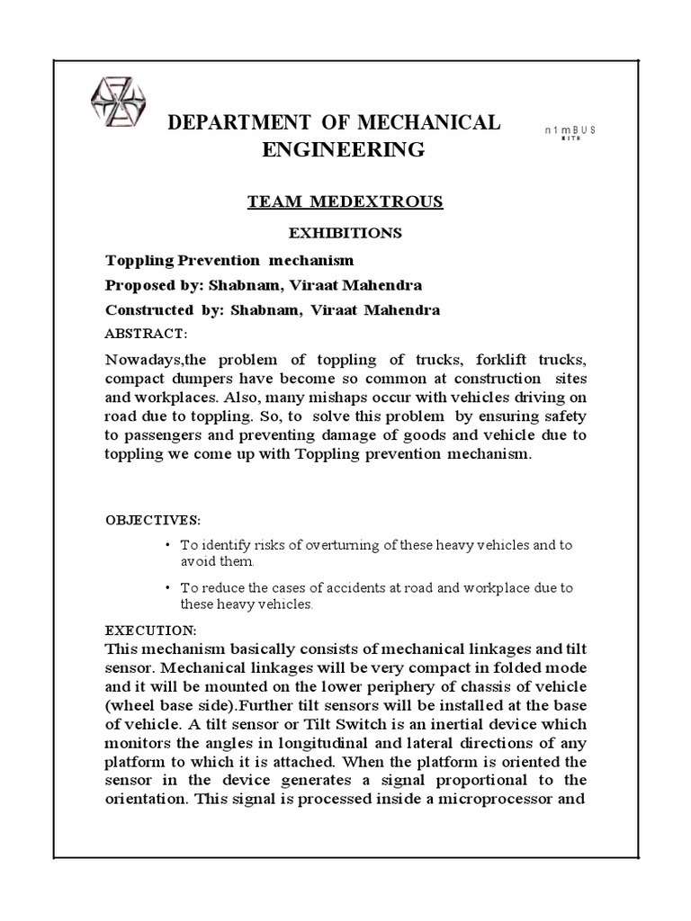 Toppling | PDF | Truck | Vehicles