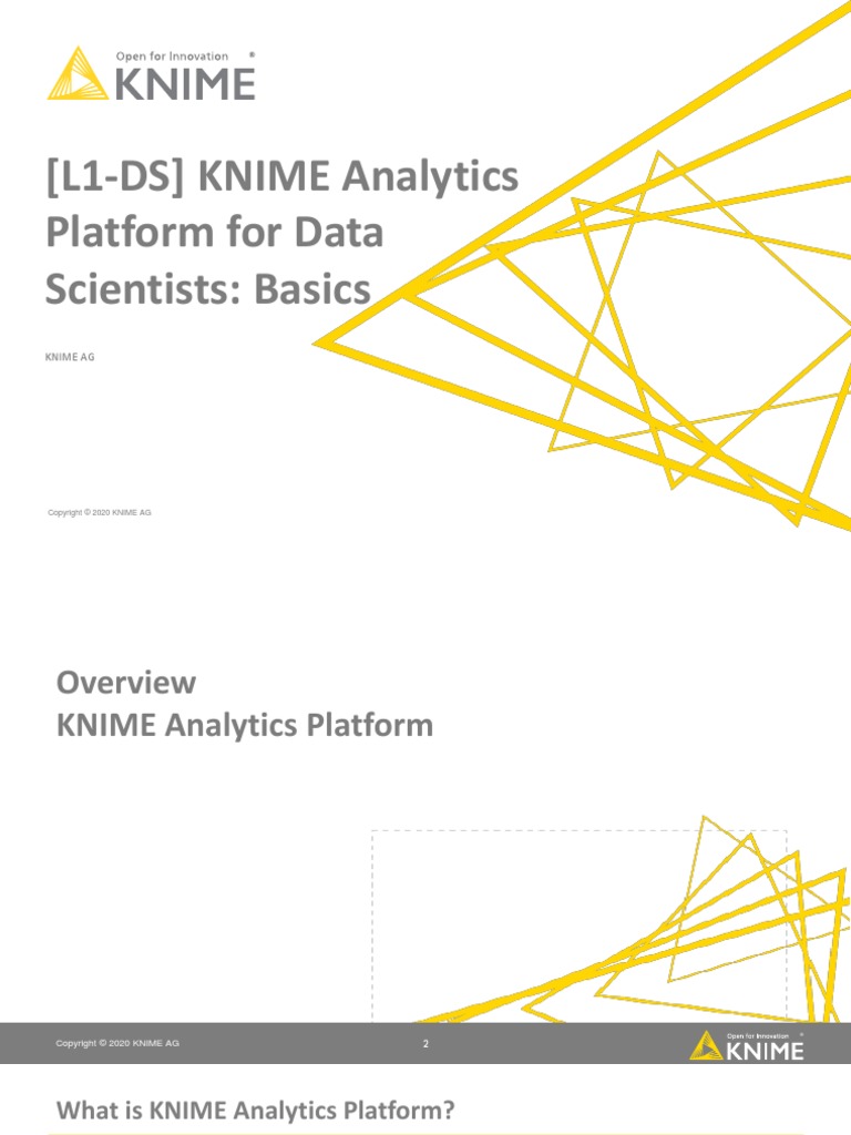 KNIME For Data Scientists Basics | PDF | Computer File | Microsoft Excel