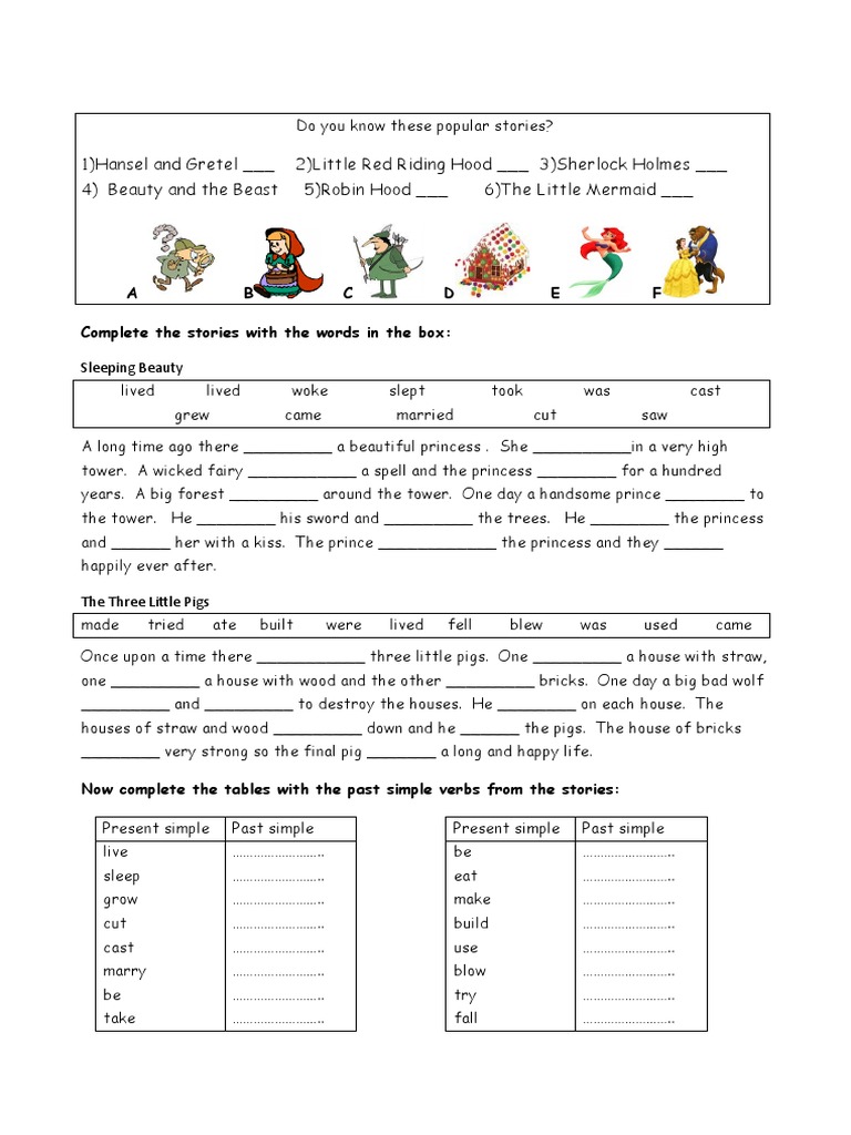 Classic Fairy Tales Activity Guide | PDF