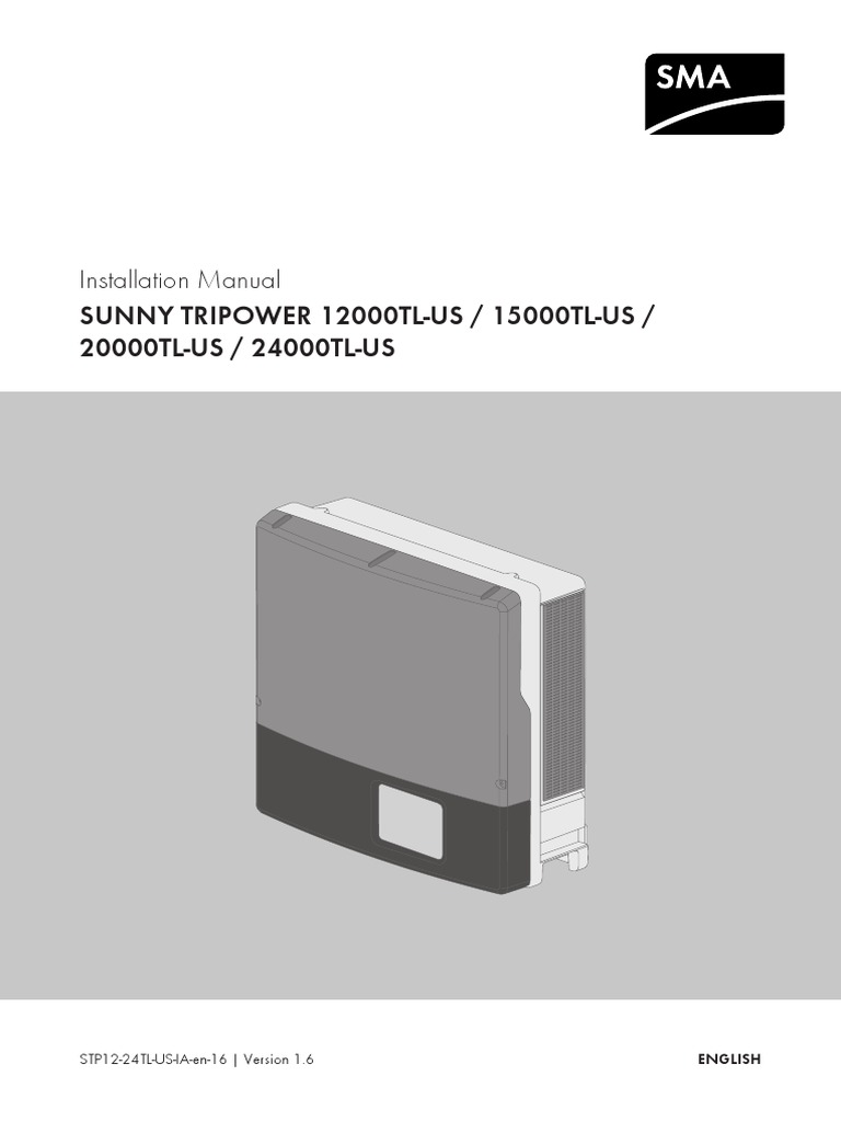 Tripower Install Manual 275612 | PDF | Solar Panel | Photovoltaics
